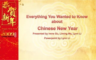 Chinese New Year PPT | PPT | National & Civic Holidays | Holidays