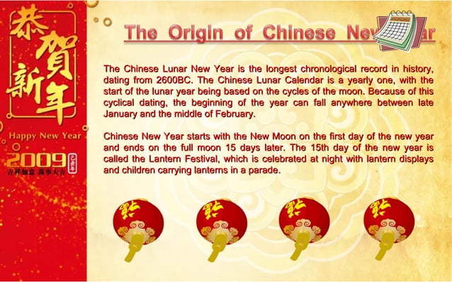Chinese New Year PPT | PPT | National & Civic Holidays | Holidays