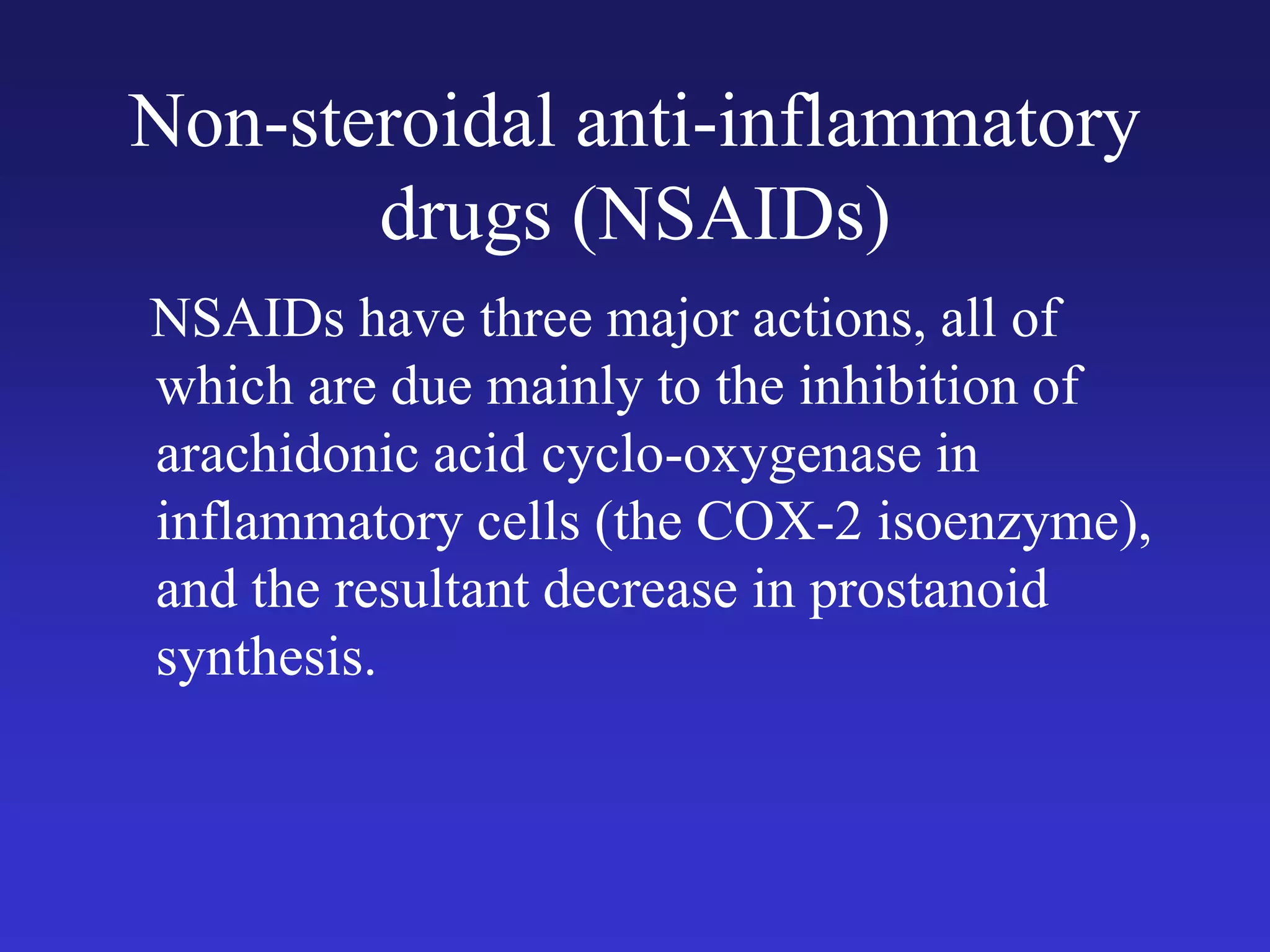 Antipyretic-analgesic and antiinflammatory drugs | PPT