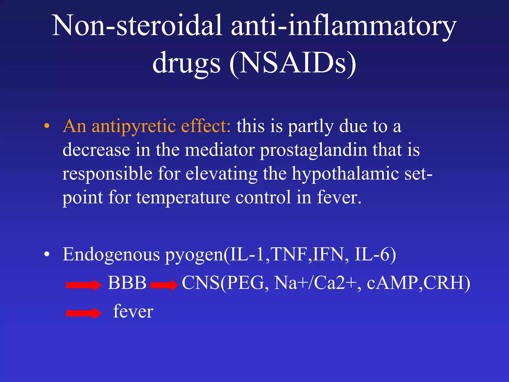 Antipyretic-analgesic and antiinflammatory drugs | PPT
