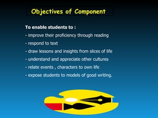 2010 English Literature Component | PPT