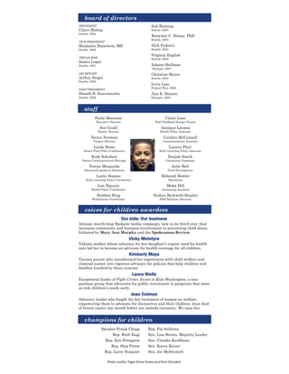 Children's Alliance 2009 Report to Investors | PDF