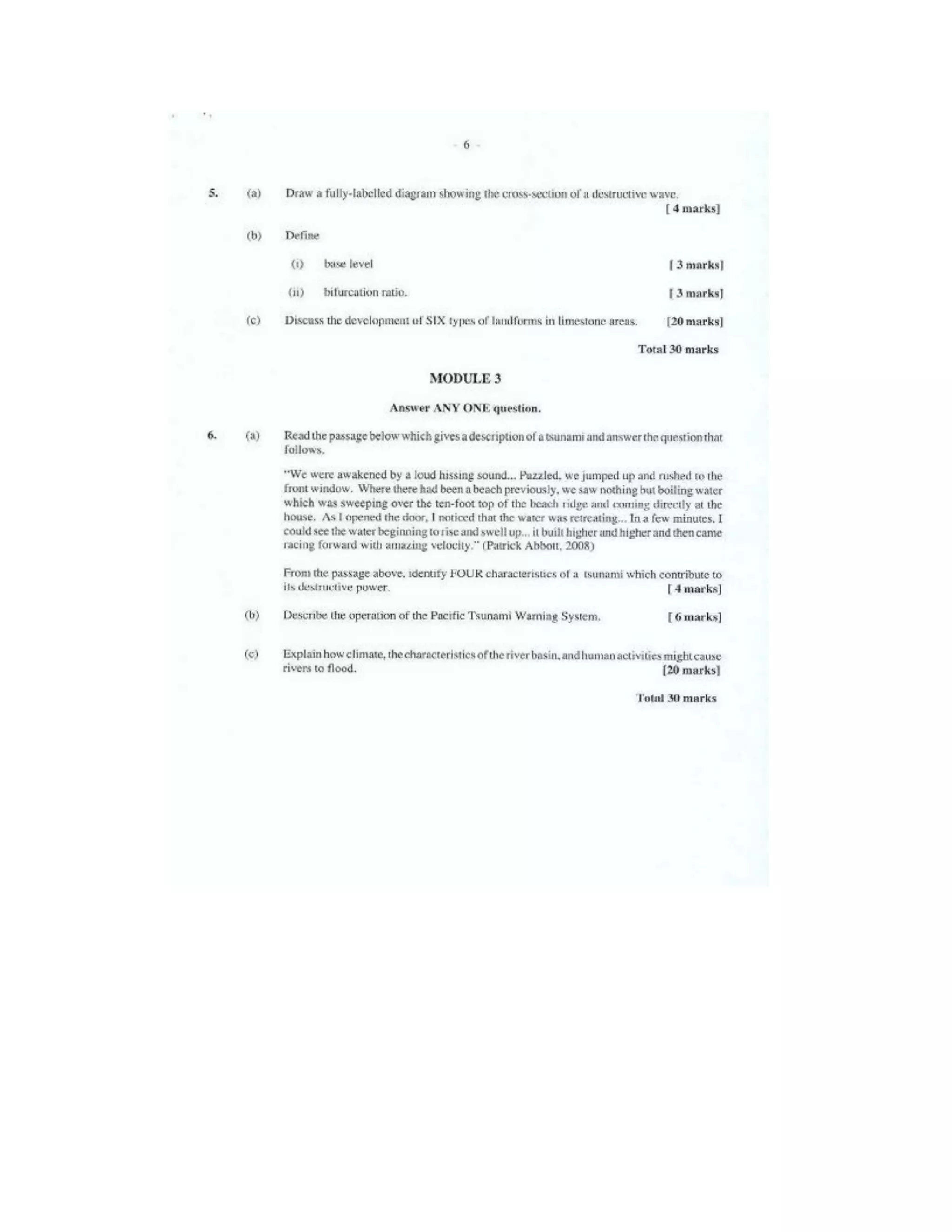 CAPE GEOGRAPHY UNIT 1 PAST PAPER-PAPER 2- 2009 | PDF | Geography | Science