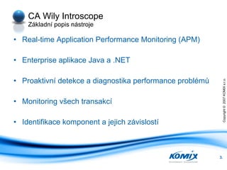 2009 CA Wily Introscope | PPT