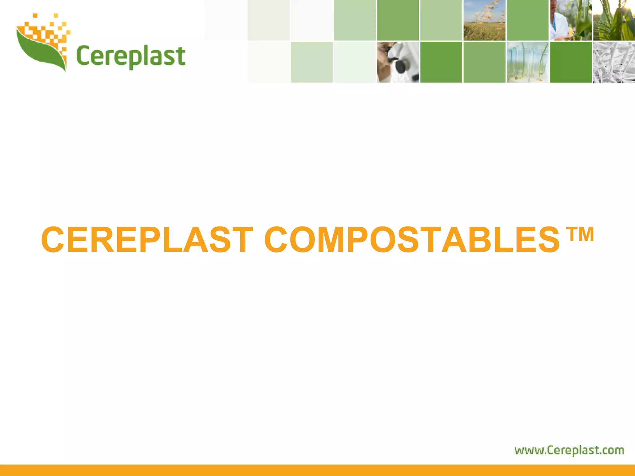 2009 Cereplast Presentation | PDF