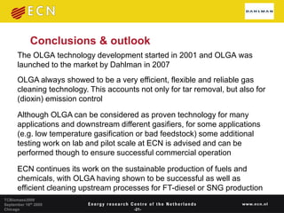 OLGA tar removal | PDF