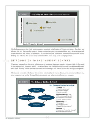 2009 Construction Industry Strategy Survey By Fmi | PDF
