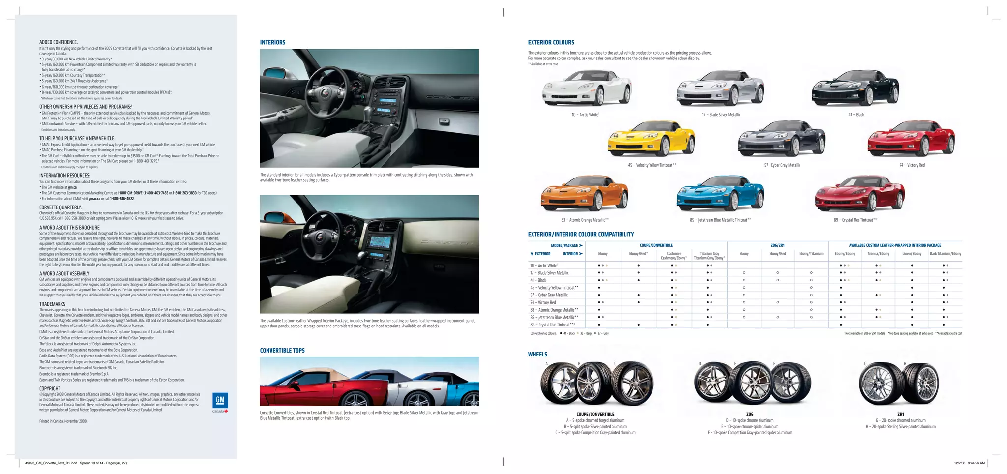 2009 Corvette Brochure from Ancira Chevrolet | PDF