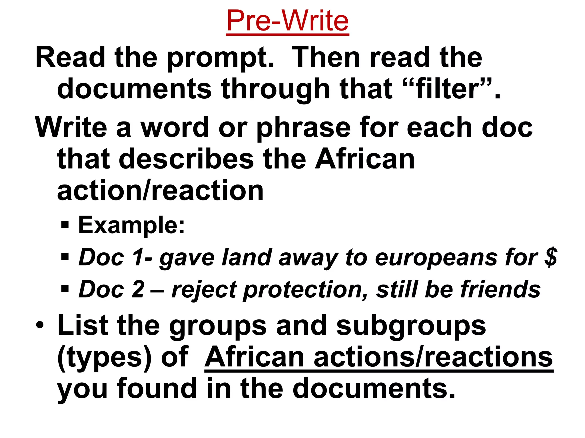 2009 dbq steps | PPTX