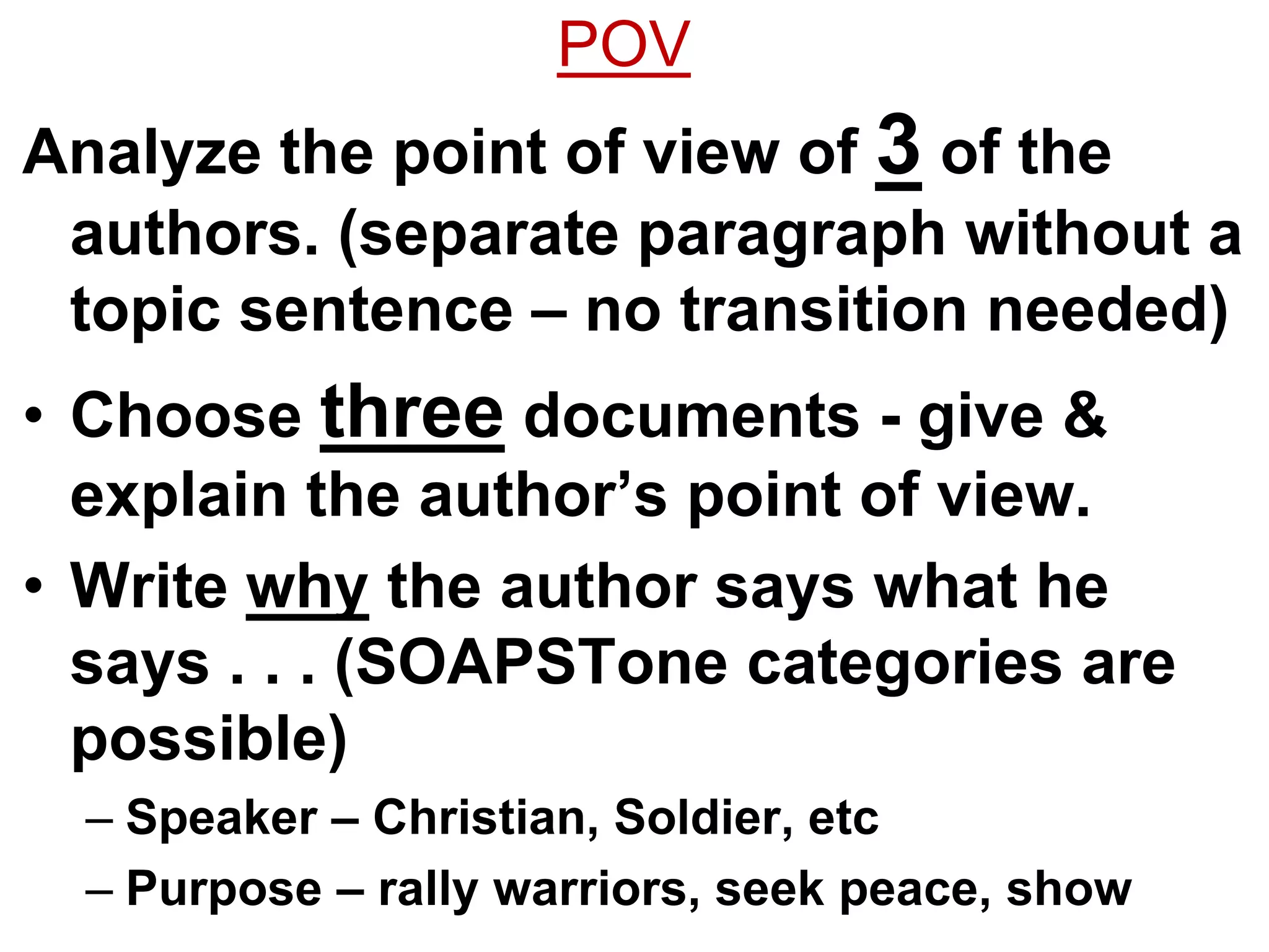 2009 dbq steps | PPTX