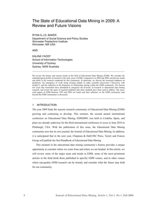 2009 educational data mining 8 43-2-pb | PDF