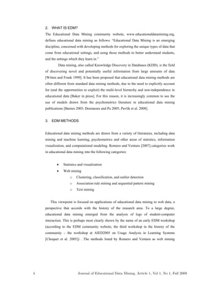 2009 educational data mining 8 43-2-pb | PDF