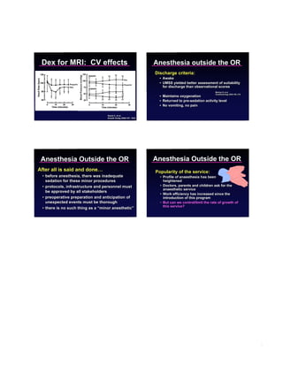 Pediatric Anesthesia outside the OR | PDF