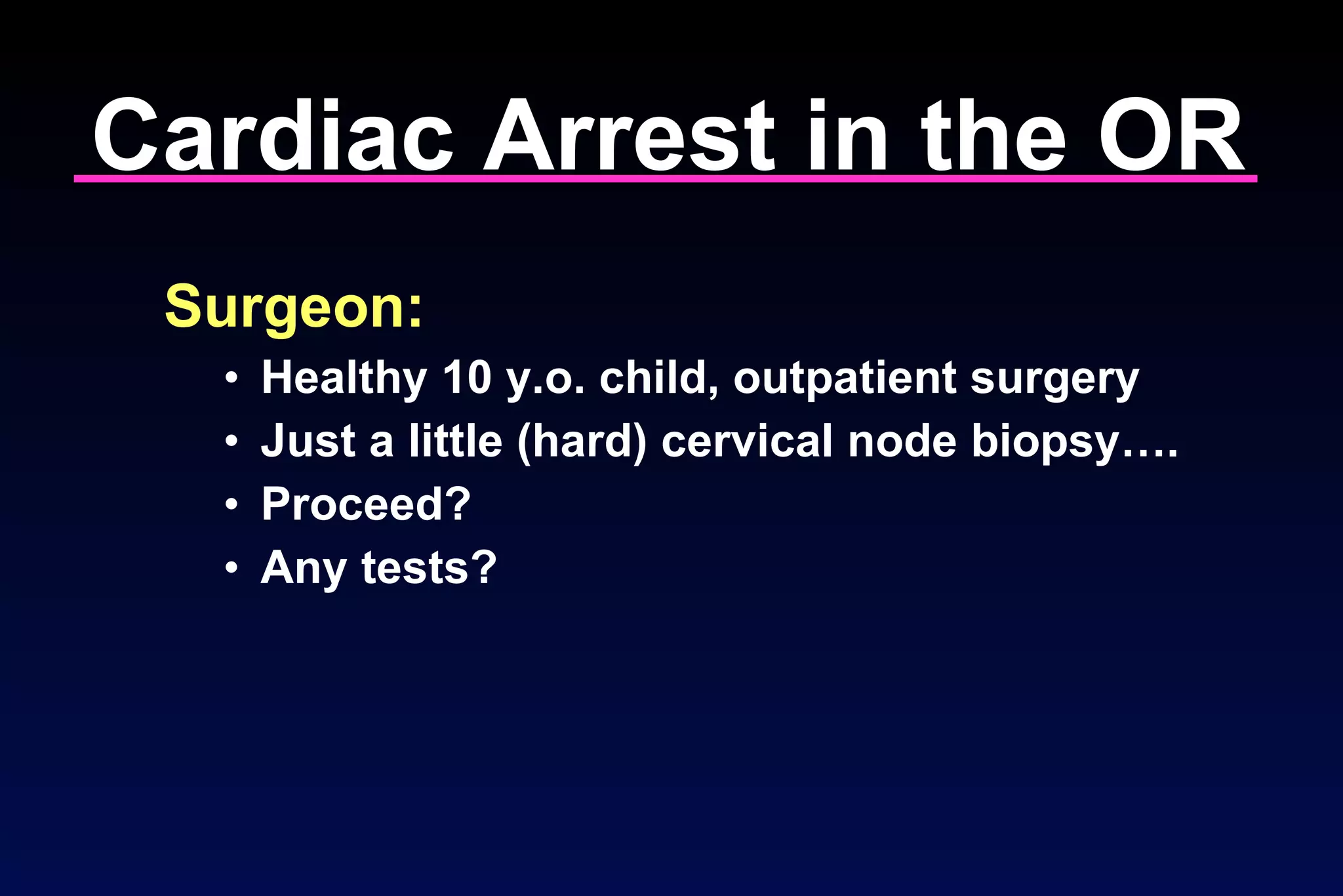 Challenging Cases in Pediatric Anesthesia | PPT