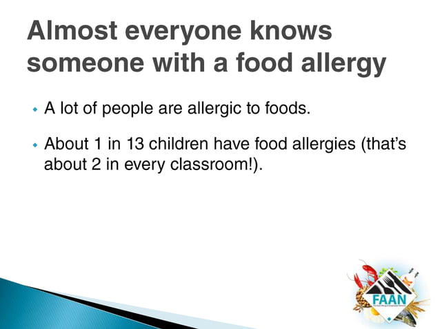Food Allergies: For Elementary School Students | PPTX