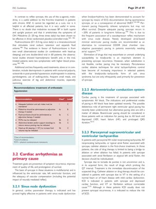 2009 ESC Guideline of Syncope | PDF