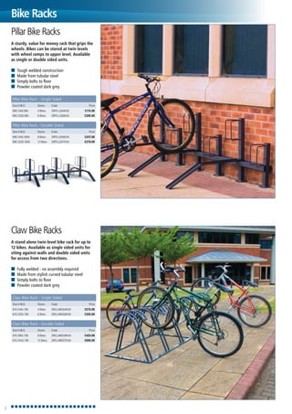 EZR Shelving's Cycle Shelters and Bike Racks | PDF