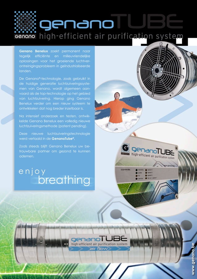 GenanoTube luchtzuiveringssystemen | PDF
