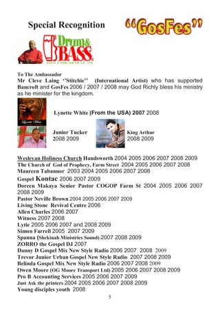 2009 Gos Fes Programme | PDF