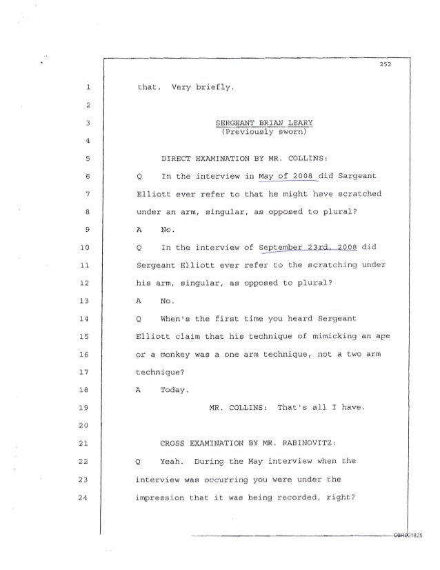 2009 Brockton Police Sworn Civil Service transcript admissions