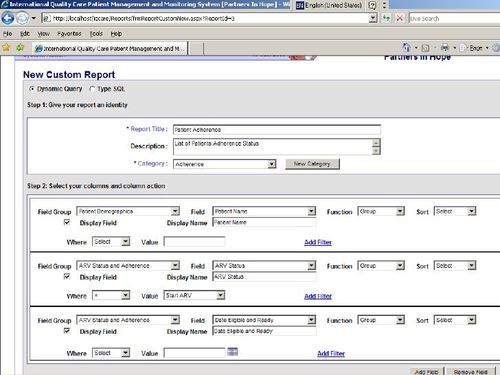 Aidsrelief Iqcare Hmis Emr