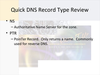 2009 Itc Nslookup Rev01 | PPT