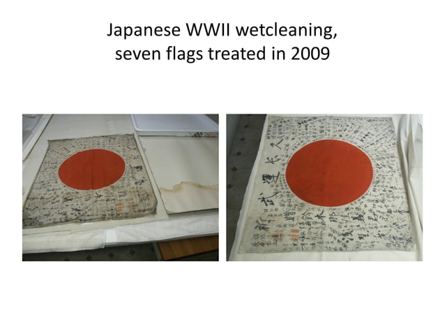 Flags Treated before Exhibition: Silk, Wool, Linen Textiles | PPT