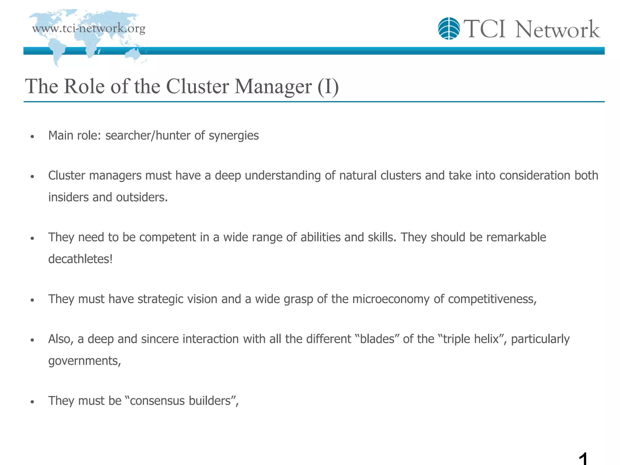 Cluster basics: Clusters and Competitiveness | PDF