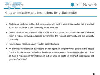 Cluster basics: Clusters and Competitiveness | PDF