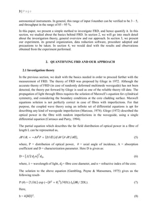 2009 measurement of focal ratio degradation in optical fibers used in ...