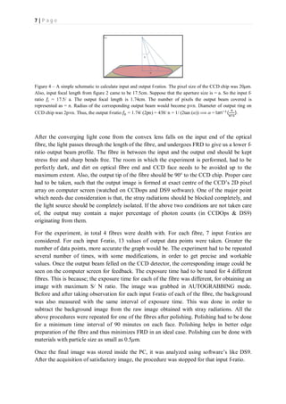 2009 measurement of focal ratio degradation in optical fibers used in ...