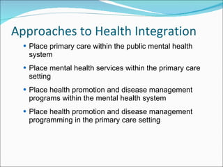 MPCA Integrating Healthcare Presentation | PPT