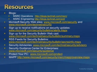 MSRC - Funcionamiento | PPTX