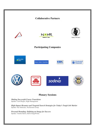 2009 NBMBAA DC Career Expo Program | PDF