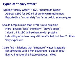 2009 November Heavy Water Update | PPTX | Chemistry | Science
