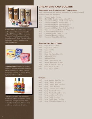 Royal Cup Coffee Office Coffee Catalog | PDF