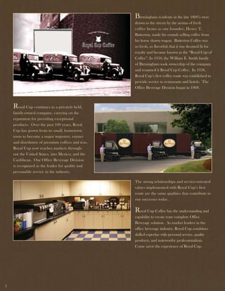 Royal Cup Coffee Office Coffee Catalog | PDF