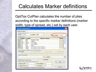 2010 OptiTex Cutplan Presentation | PPT