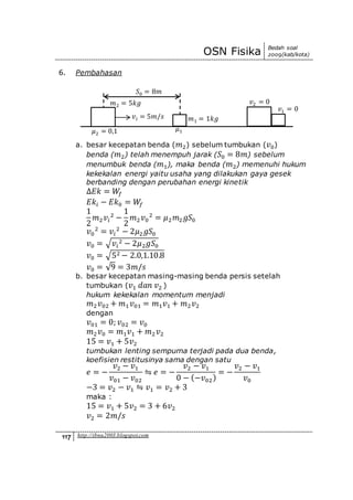 2009 osnk fisika (tkunci) | PDF