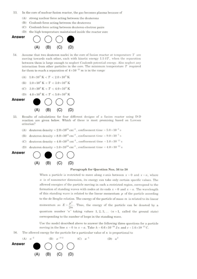 IIT-JEE Advanced 2009 Question Paper 1 | PDF | Education