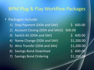 2009 Presentation Bpm Purchased Workflows | PPT