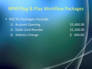2009 Presentation Bpm Purchased Workflows | PPTX