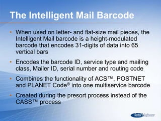 Intelligent Mail Overview | PPSX | Email | Internet