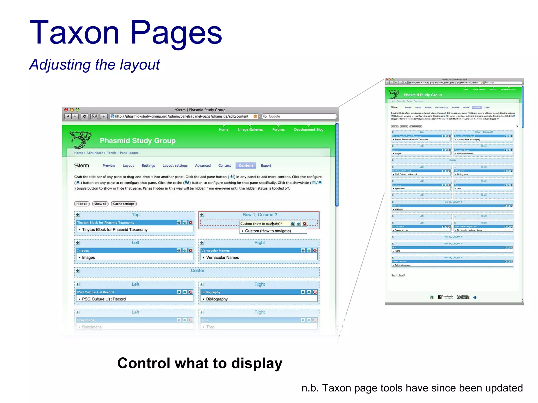 Scratchpads: A standard implementation using Drupal | PPT | Web Development | Internet