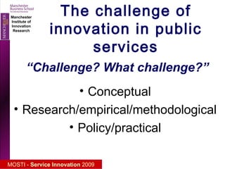 Public Services Innovation | PPT