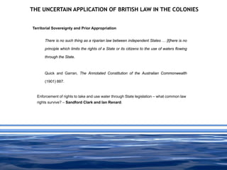 Water and the Law | PDF