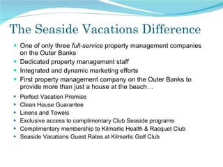 2009 Seaside Vacations | PPT