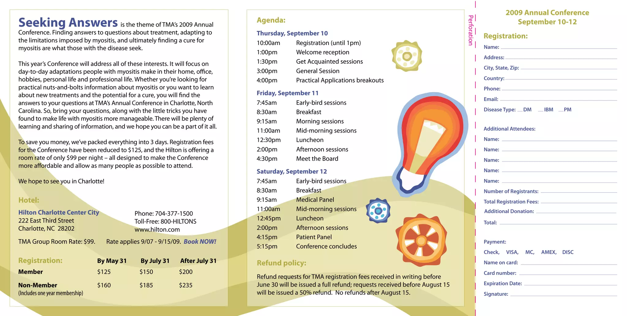 2009 TMA Conference Brochure | PPT