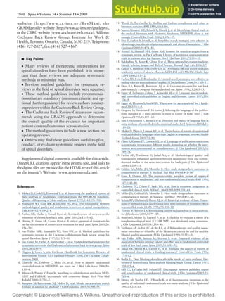 2009 Updated Method Guidelines For Systematic Reviews In The Cochrane ...