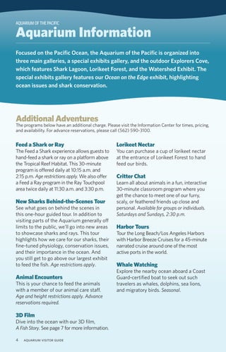 2009 Aquarium of the Pacific Visitor Guide | PDF